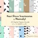 Hand Drawn Scandinavian Minimalist Digital Papers Bundle - Etsy Singapore