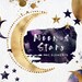 Moon and Stars Celestial Clip Art Set Abstract Clipart Boho - Etsy ...