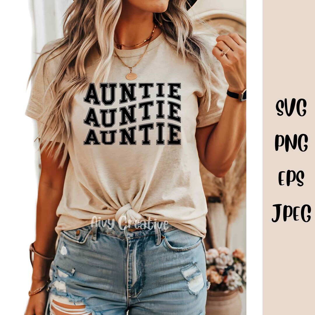 Auntie SVG, Aunt SVG - Etsy