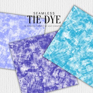 16 Colorful Seamless Tie Dye Digital Papers, Seamless Texture - Etsy