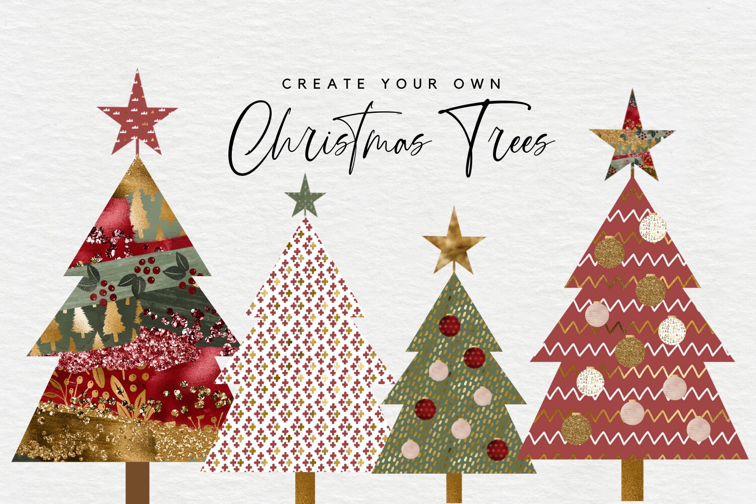 Create Your Own Christmas Trees Clipart Christmas Tree Clipart ...