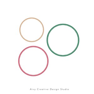 Christmas Frames Clip Art Set | Transparent PNG Files | Marketing ...