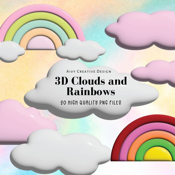 3d Clouds - Etsy