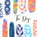Tie Dye Brush Stroke Clip Art Set for Creative Projects - Etsy Singapore