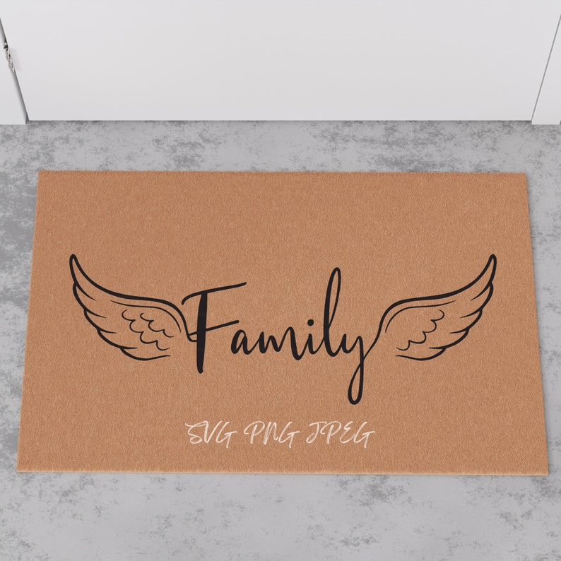 Family Angel Wing SVG Bundle, Family SVG, Angel Wings SVG, Auntie ...