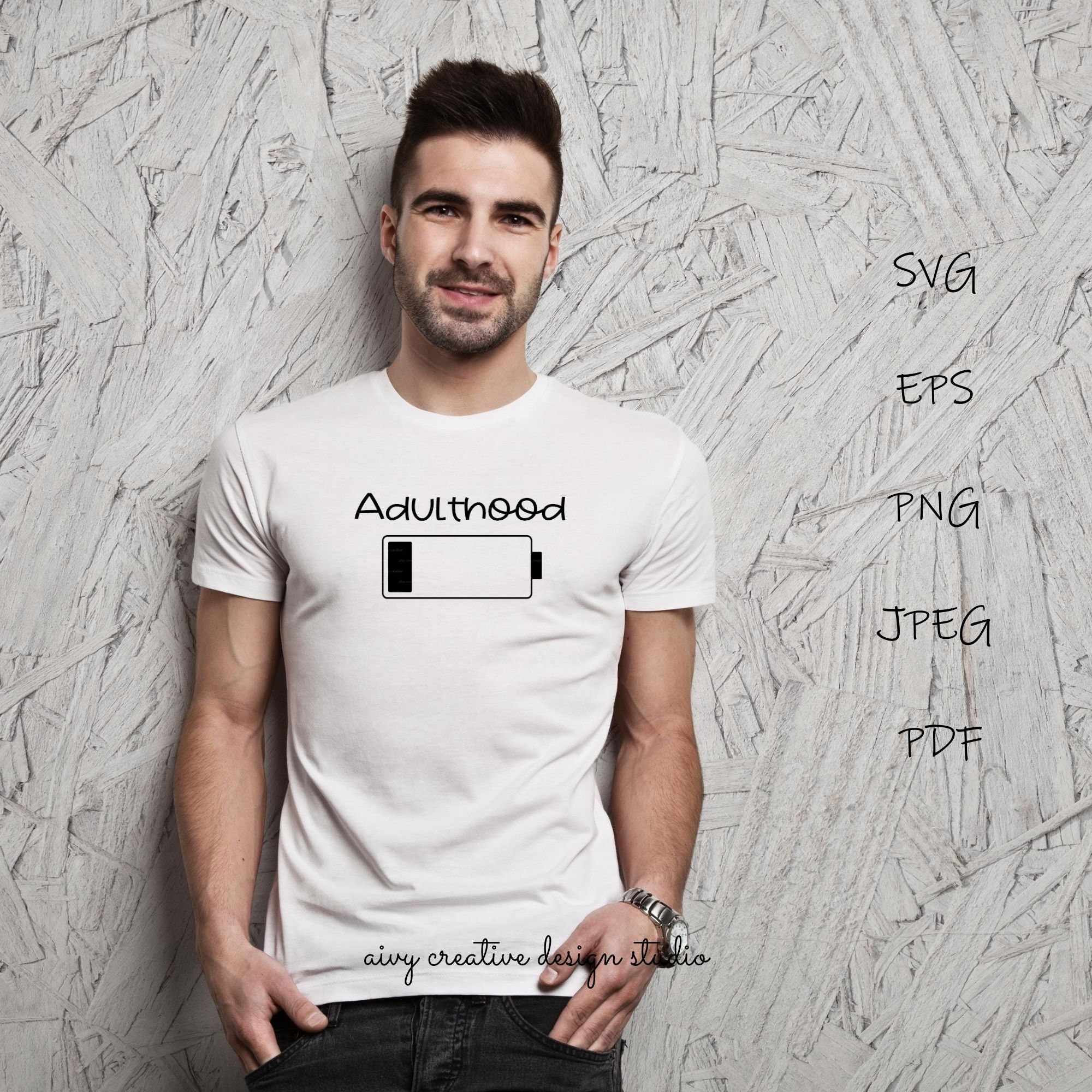 Funny Adulthood SVG EPS PNG Jpeg Pdf Adult Life Busy - Etsy