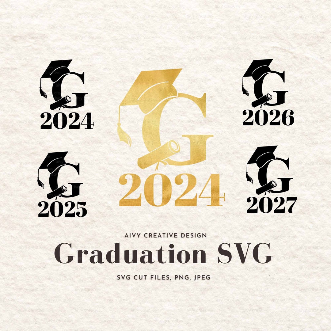 Graduation SVG, Graduate Hat SVG, Graduation Year SVG - Etsy