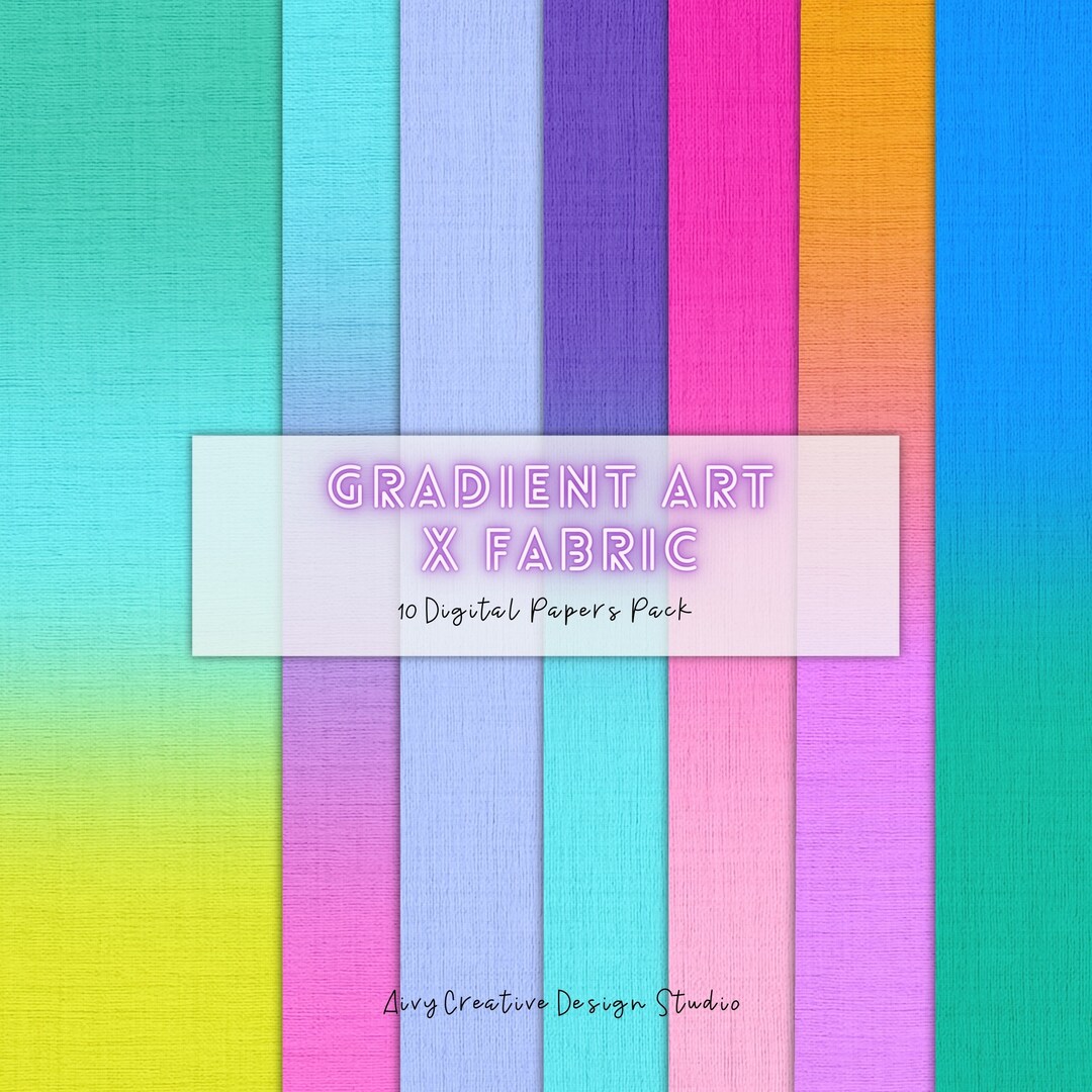 Colorful Rainbow Gradient Digital Papers Pack Foe Creative Designs - Etsy