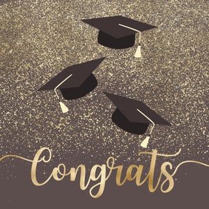 Gold Graduation Text PNG Files, Happy Graduation PNG, Graduation PNG ...