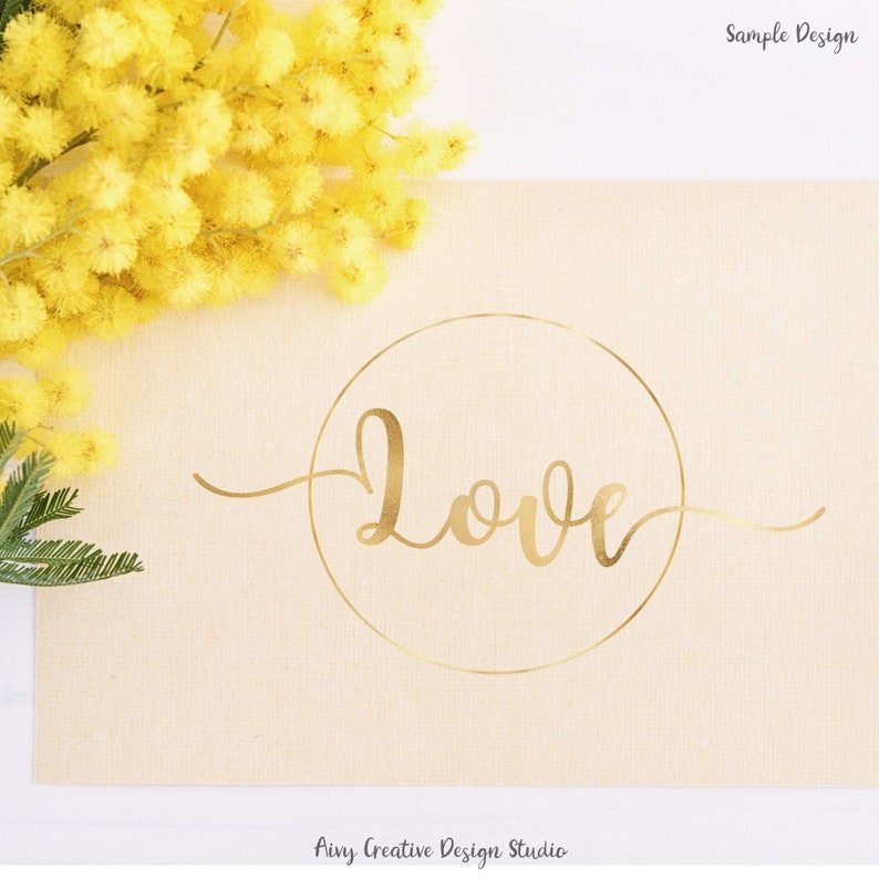 Gold Wedding Words & Text Clipart Overlays Transparent PNG | Etsy