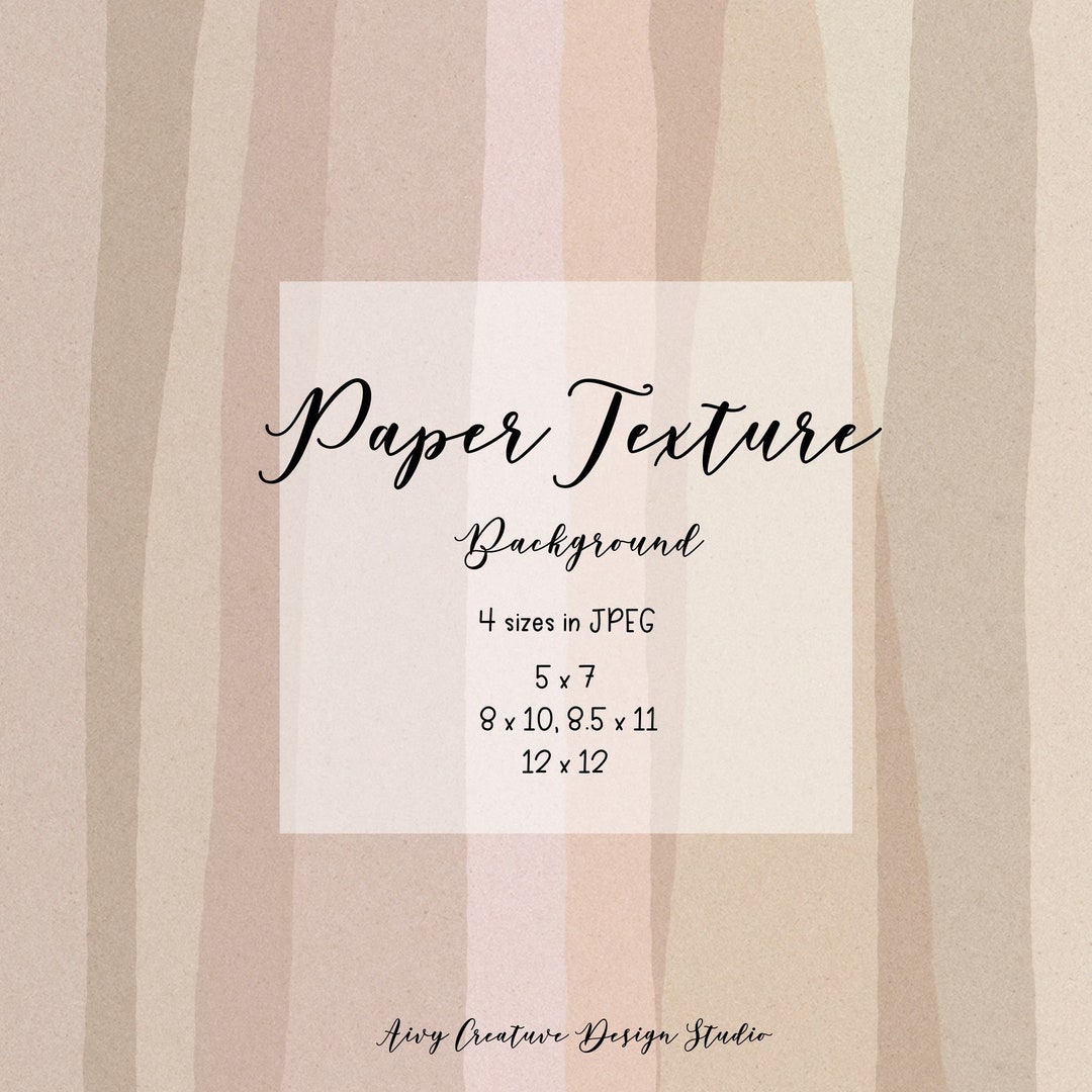 Artistic Neutral Paper Texture 2 Digital Background | JPEG File ...
