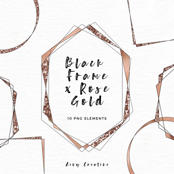 Rose Gold Frame - Etsy
