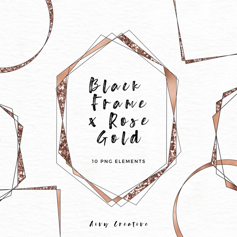 Rose Gold Frame - Etsy