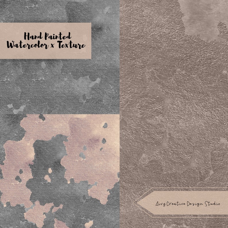 Hand Painted Watercolor X Texture Digital Papers Pack Silver - Etsy