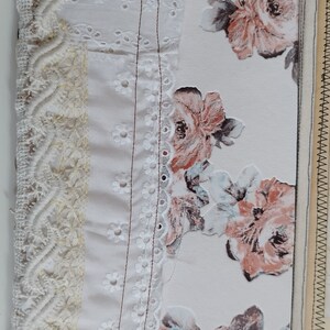 Handstitched Book Cover, Fabric Unique Book Cover, Handsewn A5 Cover ...