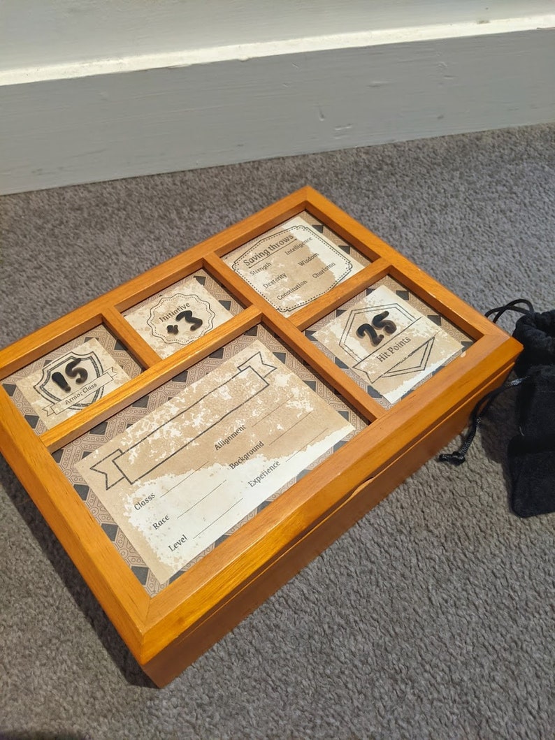 Dungeons and Dragons Pocket Character Stats - Etsy