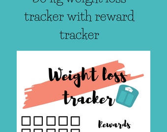 50 Pound Weight Loss Tracker - Etsy