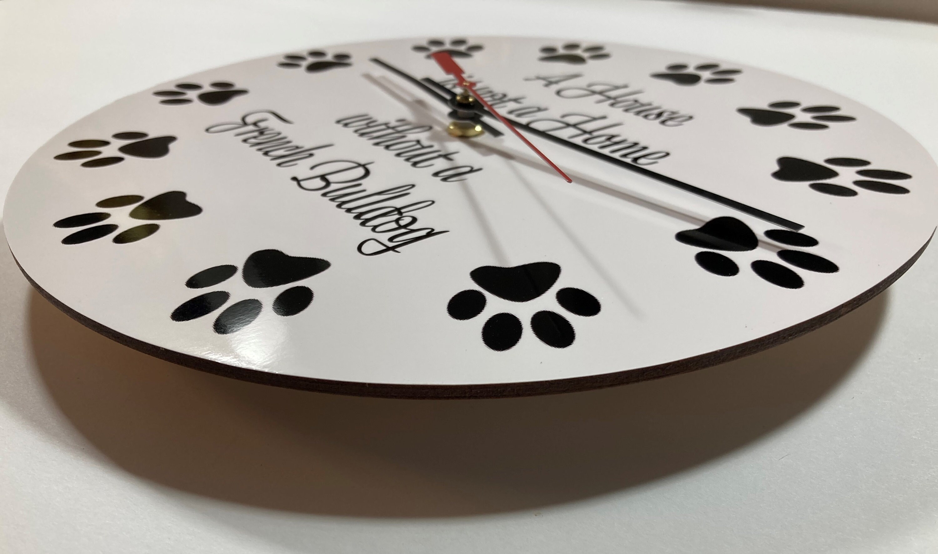 Custom Dog Breed 10" Wall Clock - Personalize This Clock With Your Dogs ...