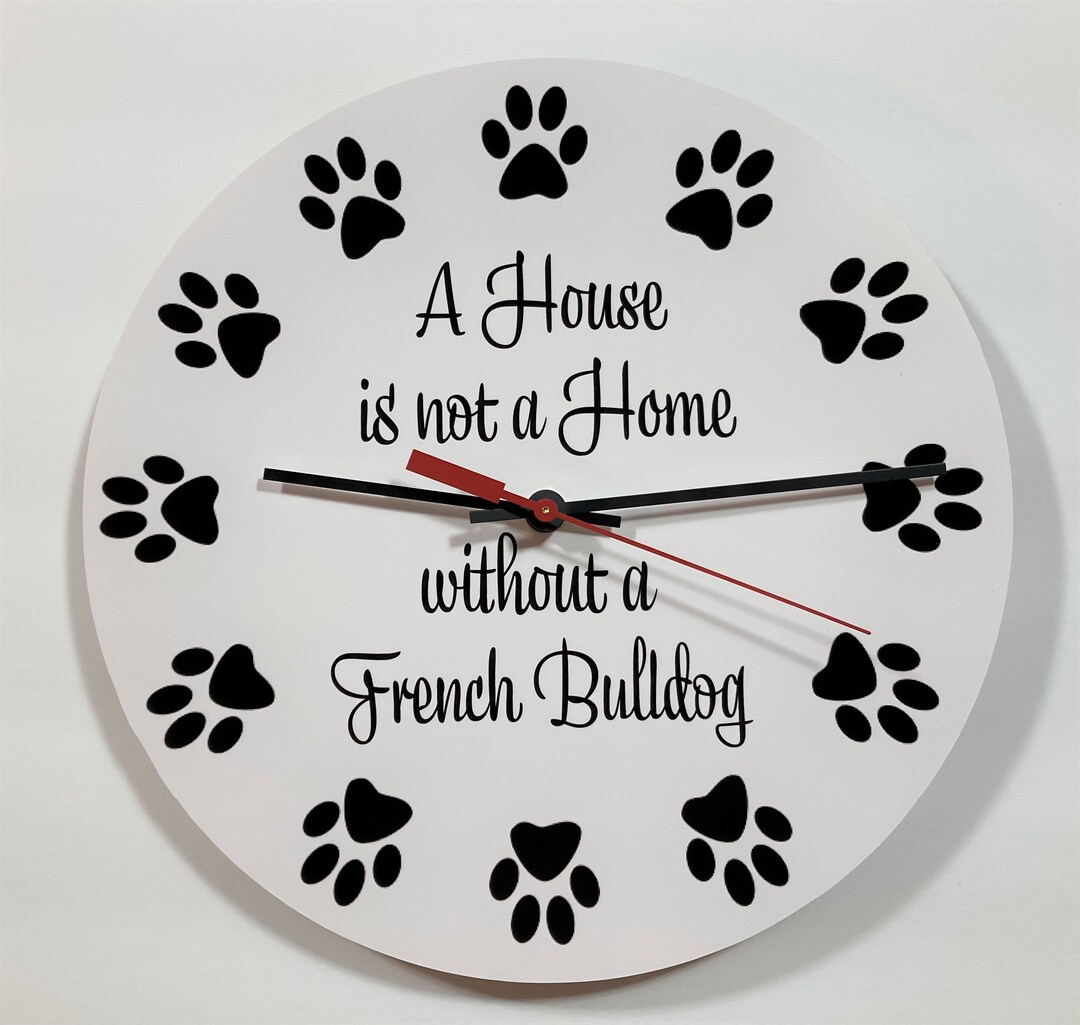Custom Dog Breed 10" Wall Clock - Personalize This Clock With Your Dogs ...