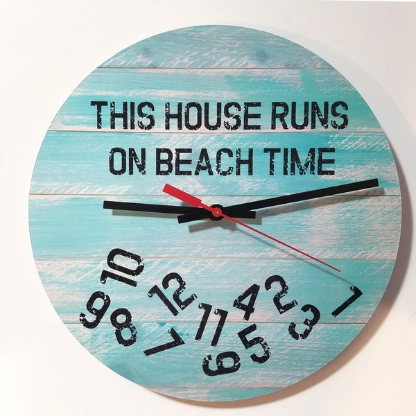 Beach Clock - Etsy