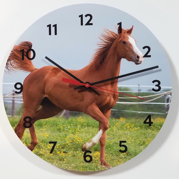 Horse Clock - Etsy