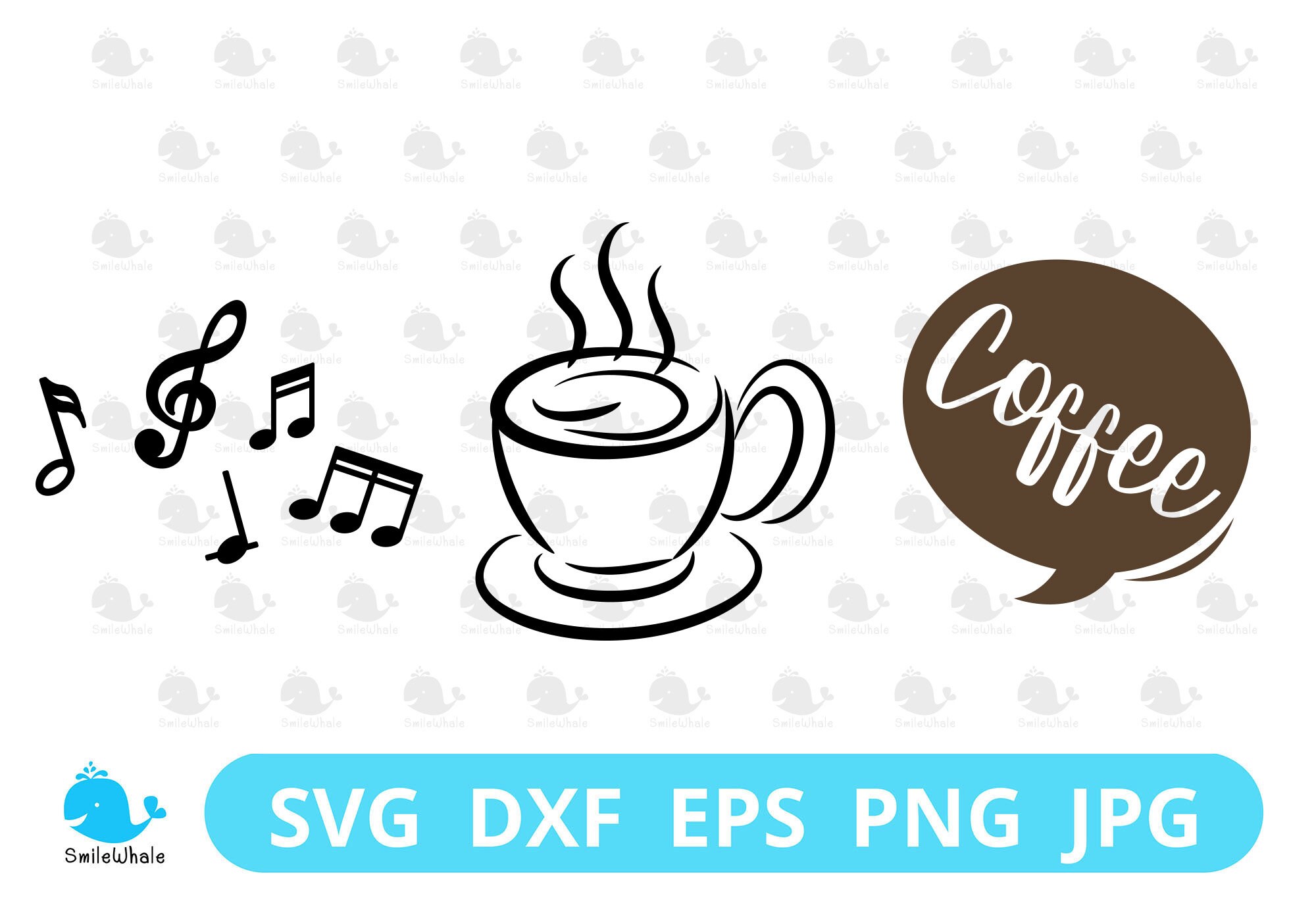 Coffee SVG Coffee Cup Cut File Silhouette Cricut SVG - Etsy