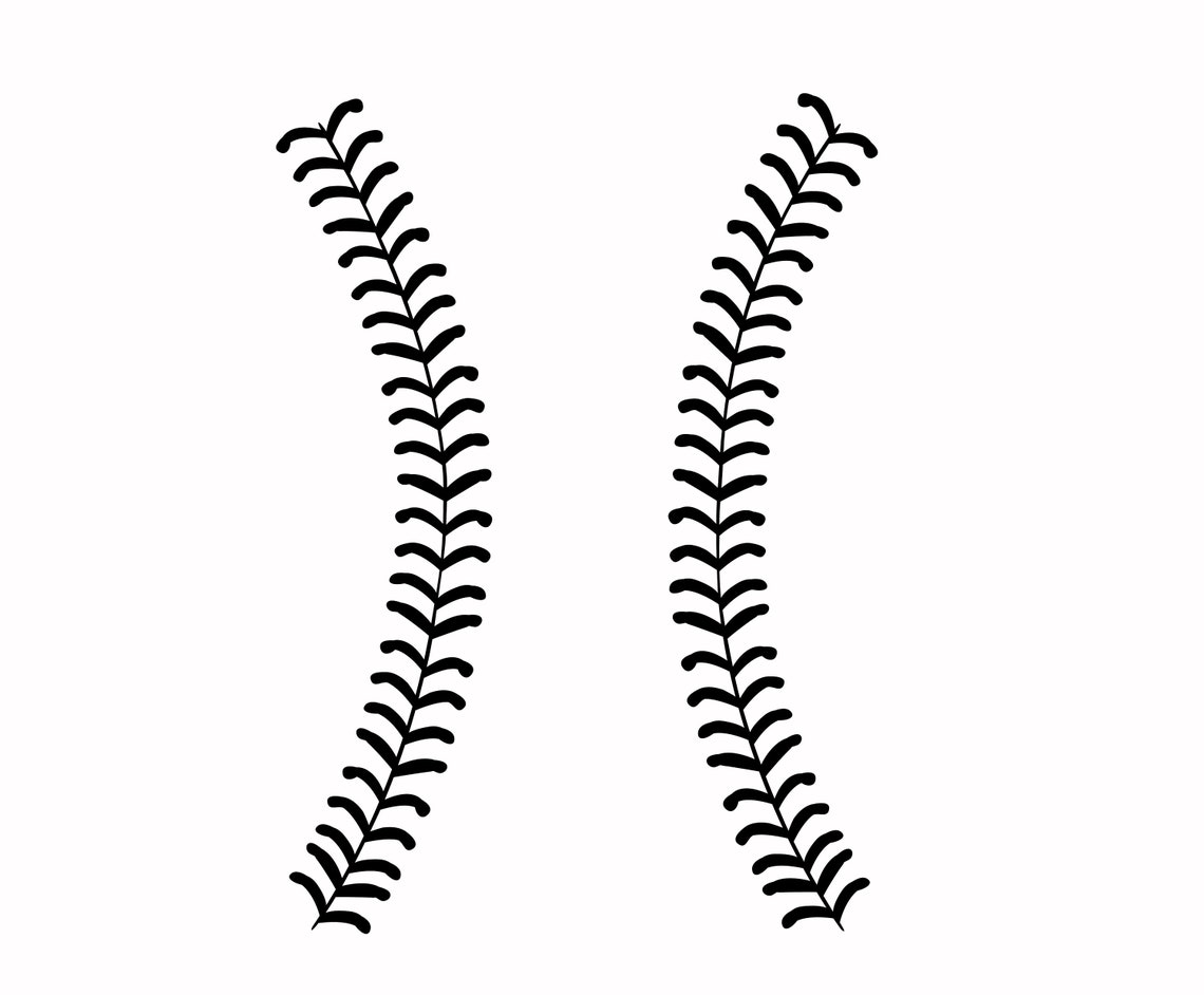Baseball Stitches SVG, Digital File, Illustration, Cutting File, Clip ...