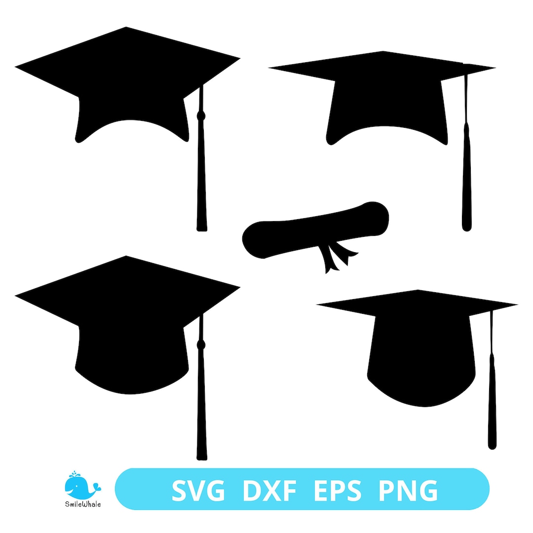 Graduation Cap SVG, Graduation Cap Icon, Cut File Cricut, Silhouette - Etsy
