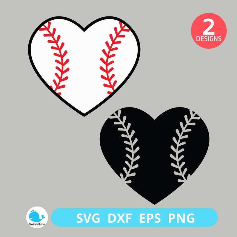 Baseball Heart Svg, Baseball Love Svg, Softball Svg, Cut File for ...