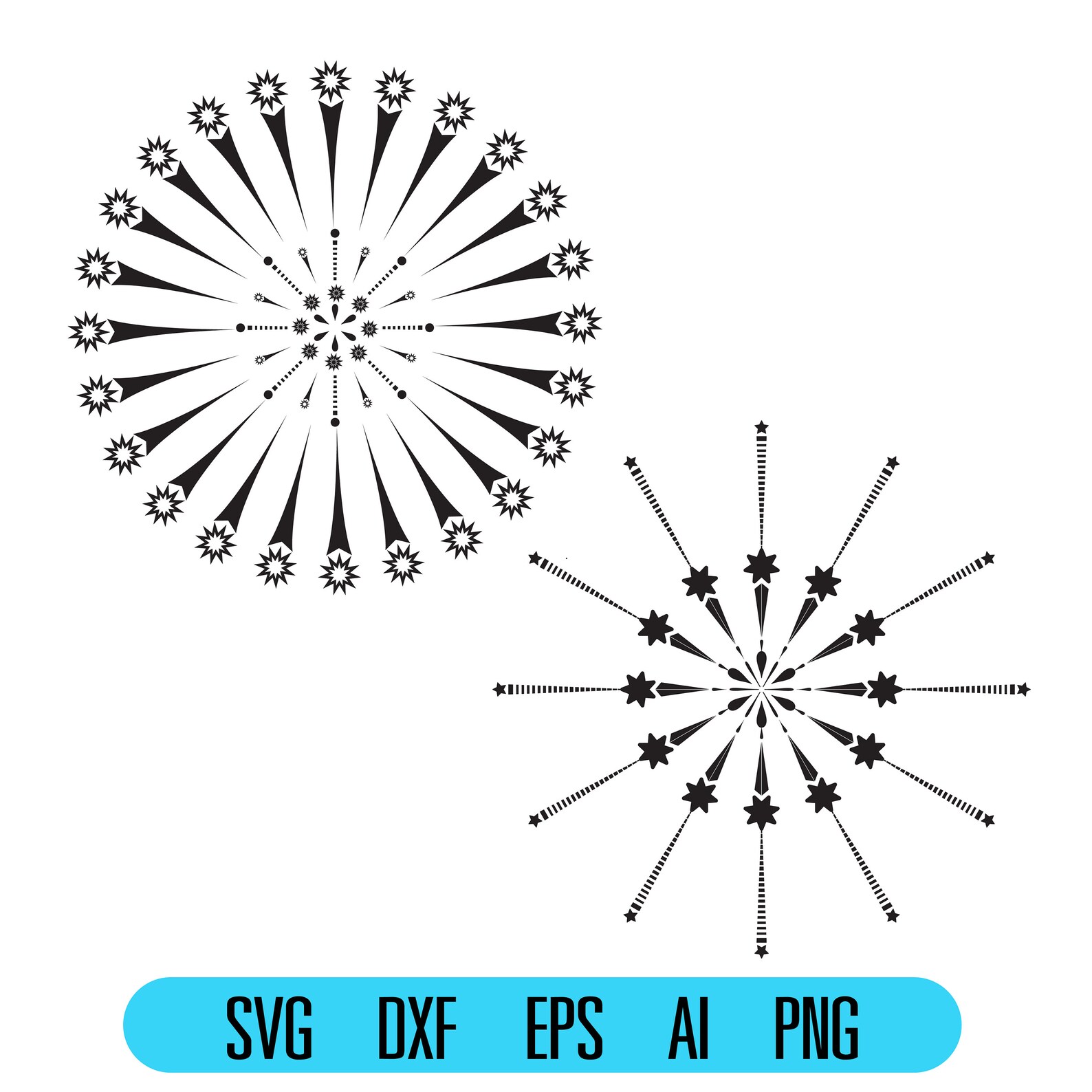 Firework SVG, Digital File,illustration, Cutting File, Clip Art - Etsy