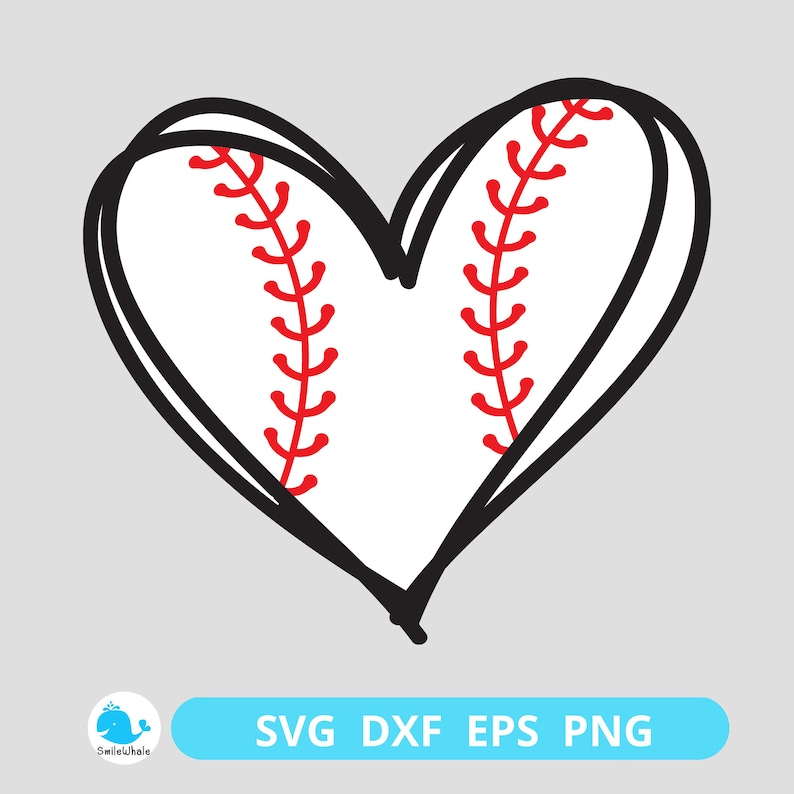 Baseball SVG, Baseball Heart SVG, Baseball Love SVG, Softball Svg, Cut ...