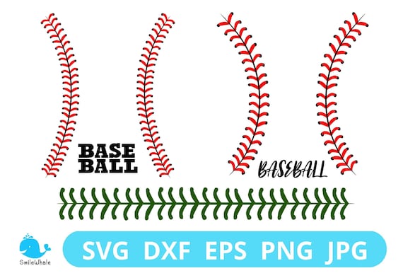 Baseball Stitches SVG Digital File Illustration Cutting - Etsy
