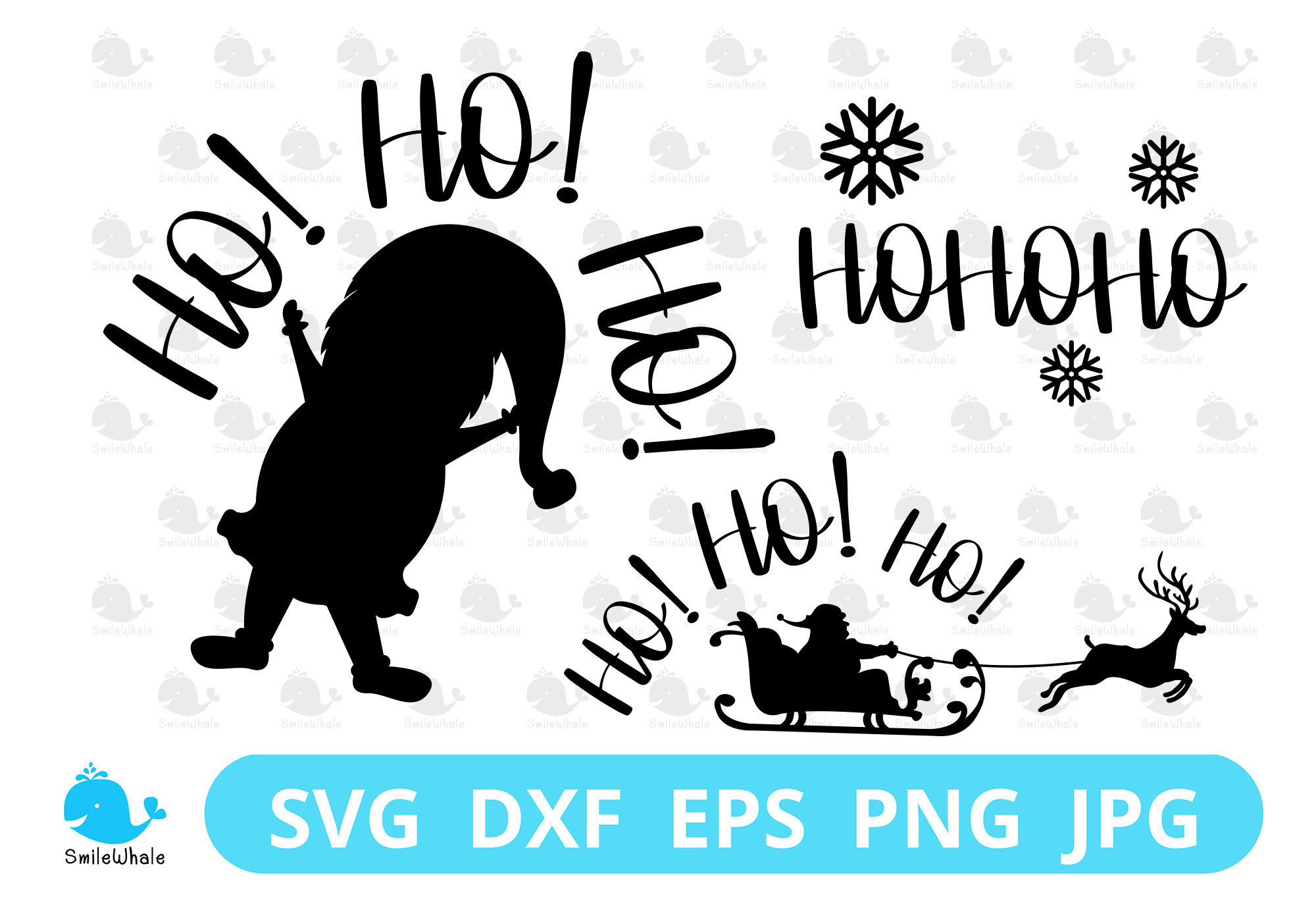 Ho Ho Ho SVG, Christmas Svg Files, Digital Download , Cricut Silhouette ...