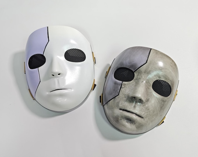 Sally Face Prosthetic Mask Cosplay Costume Prosthesis Air Brushed Hand ...