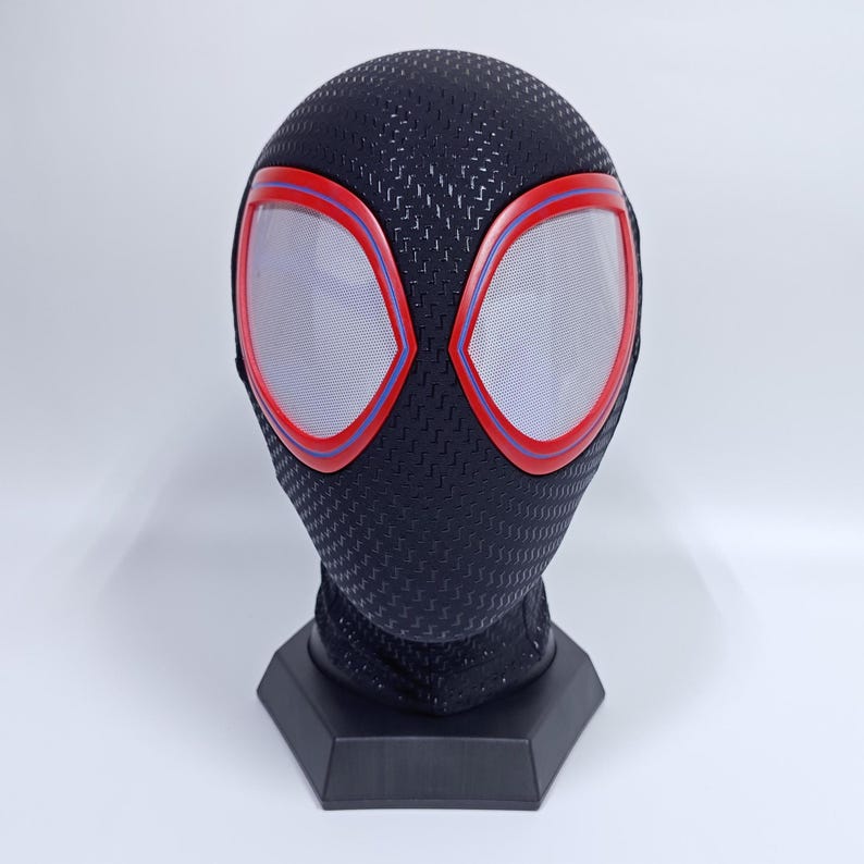 Miles Morales Spiderman Mask Gwen Stacy Cosplay Mask Across the ...