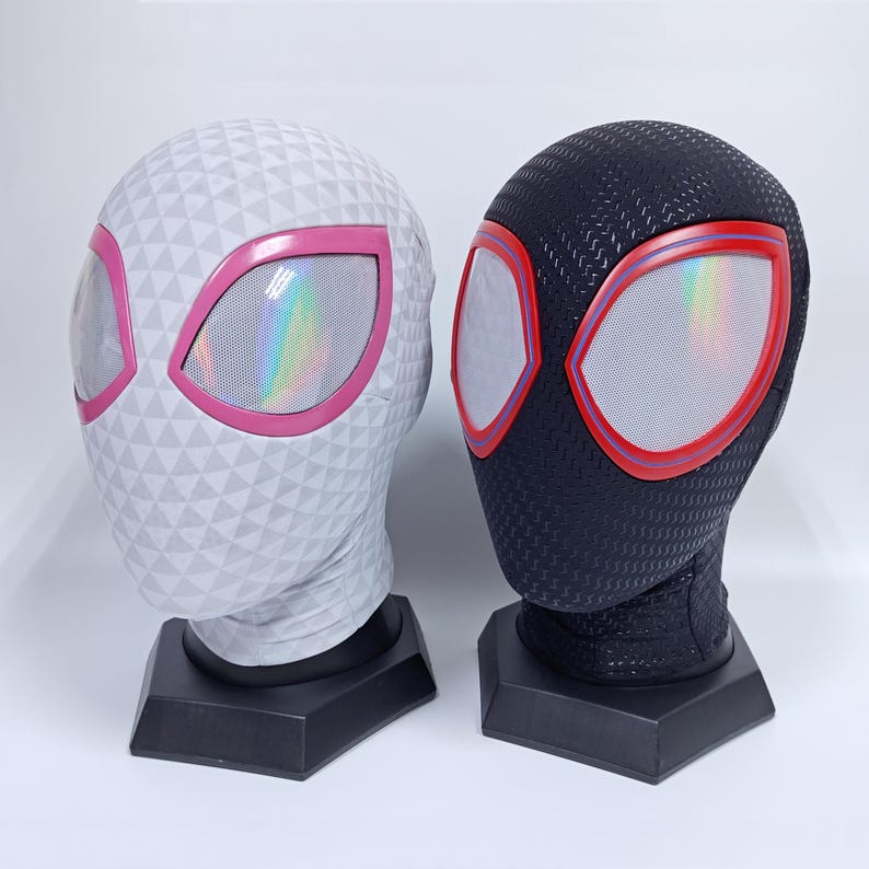 Miles Morales Spiderman Mask Gwen Stacy Cosplay Mask Across the ...