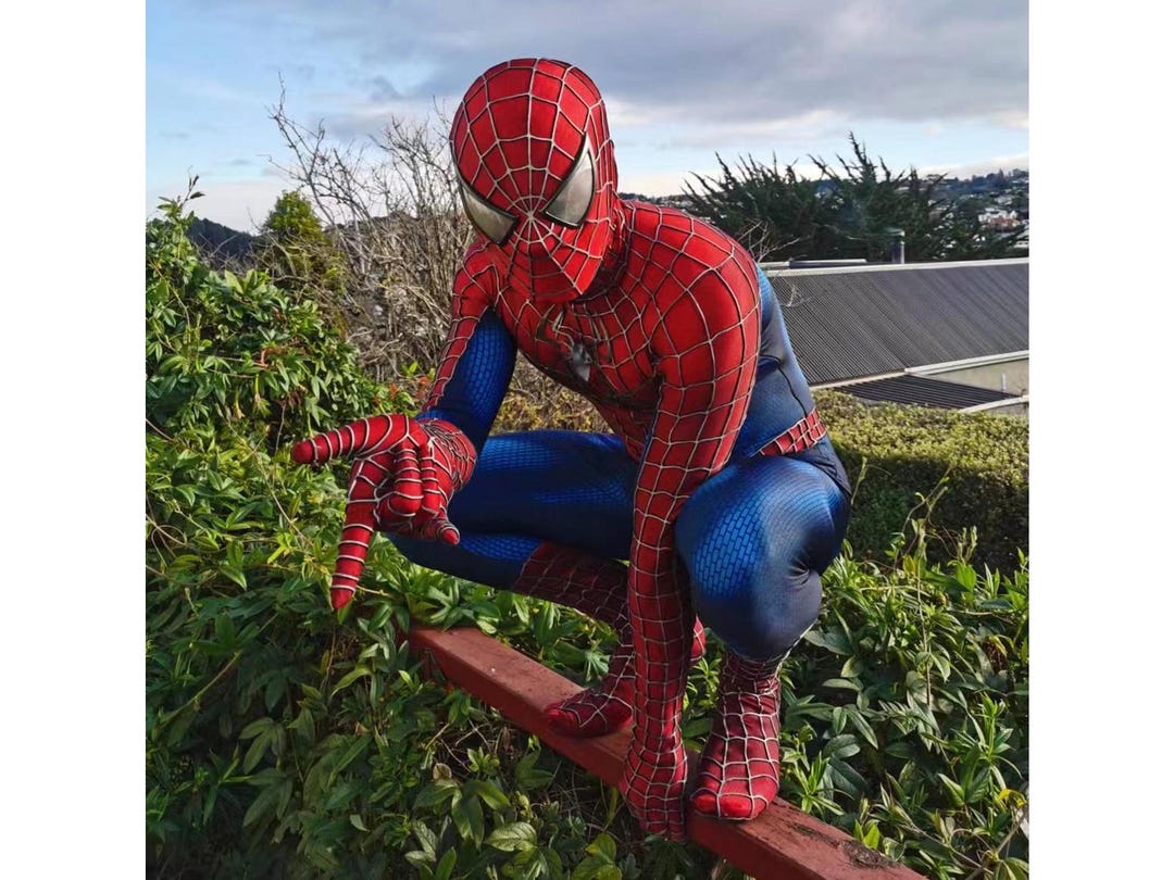 Spiderman Costume Suit Cosplay Sam Raimi Spider-man Upgraded Suit With ...