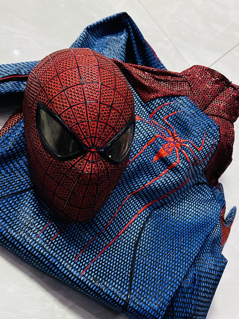 Amazing Spiderman 1 Cosplay Costume Suit Amazing Spiderman 1 Upgraded ...