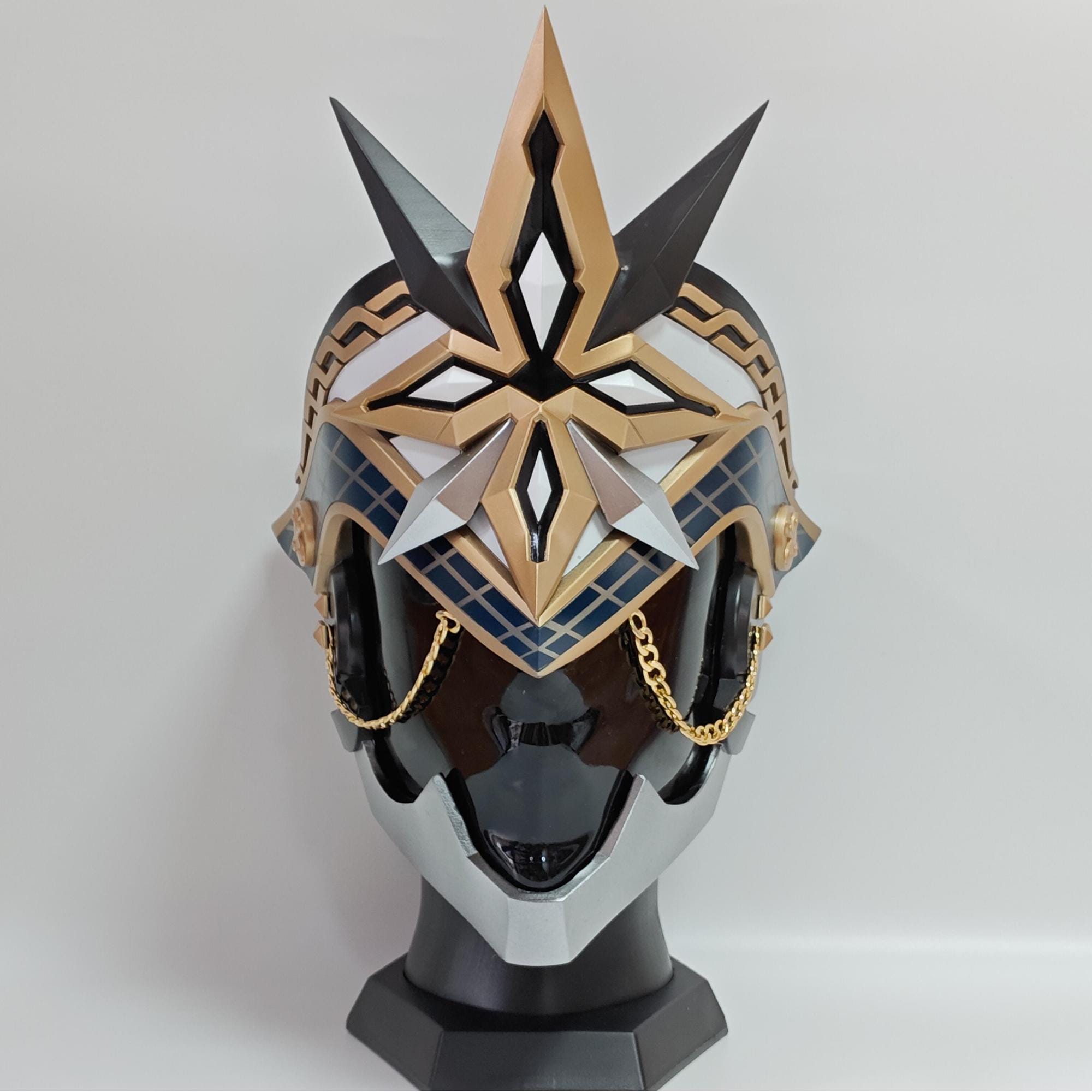 Capitano Mask Genshin Impact Cosplay Costume Thrain Mask，customized ...