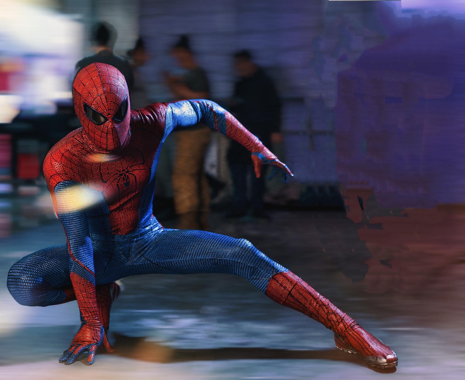 Amazing Spiderman 1 Cosplay Costume Suit Amazing Spiderman 1 Upgraded ...