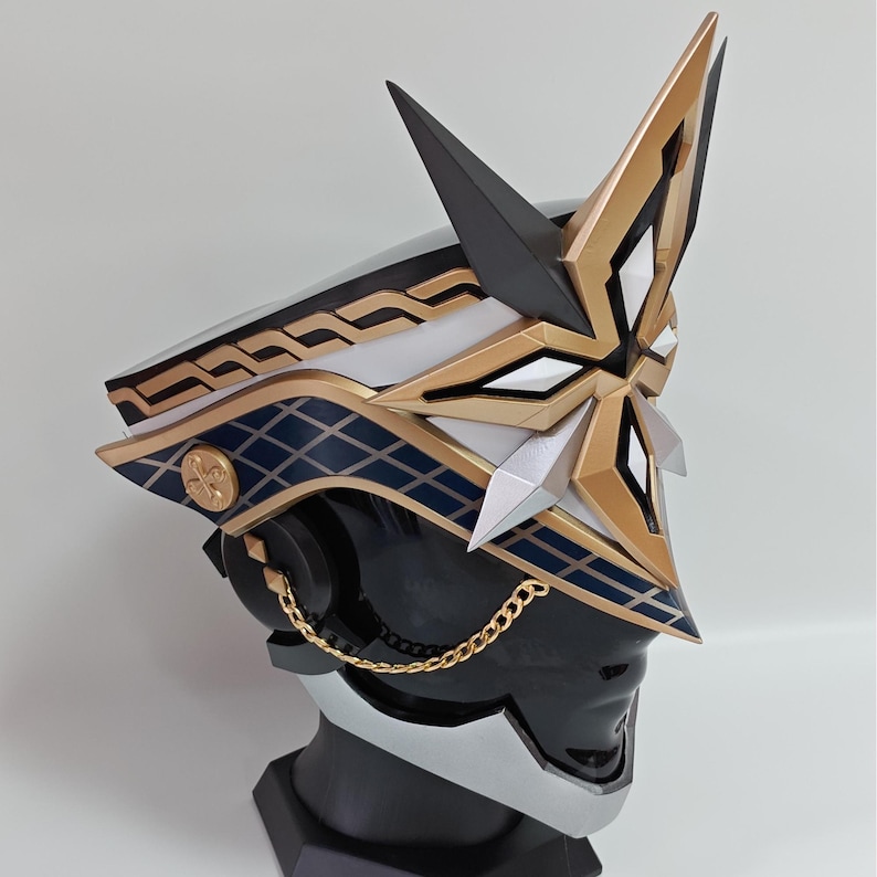 Capitano Mask Genshin Impact Cosplay Costume Thrain Mask，customized ...