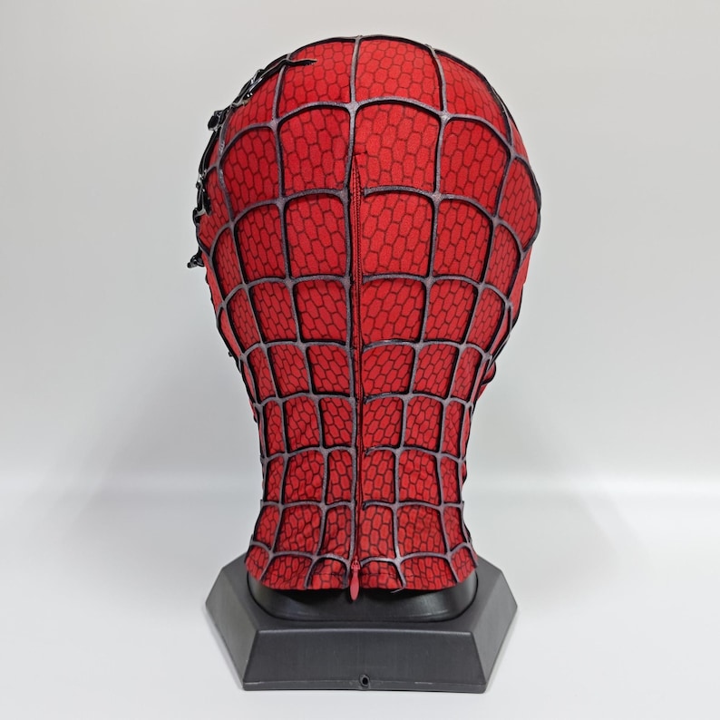 Sam Raimi Half-face Venom Spiderman Mask Red Sam Raimi Spiderman Mask ...