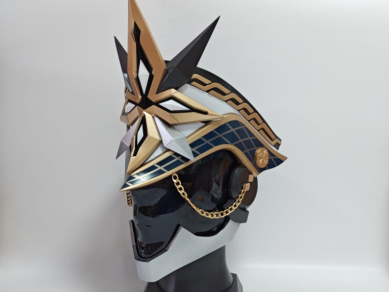 Capitano Mask Genshin Impact Cosplay Costume Thrain Mask，customized ...