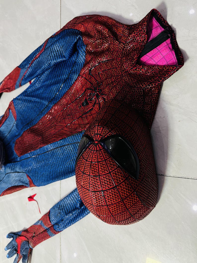 Amazing Spiderman 1 Cosplay Costume Suit Amazing Spiderman 1 Upgraded ...
