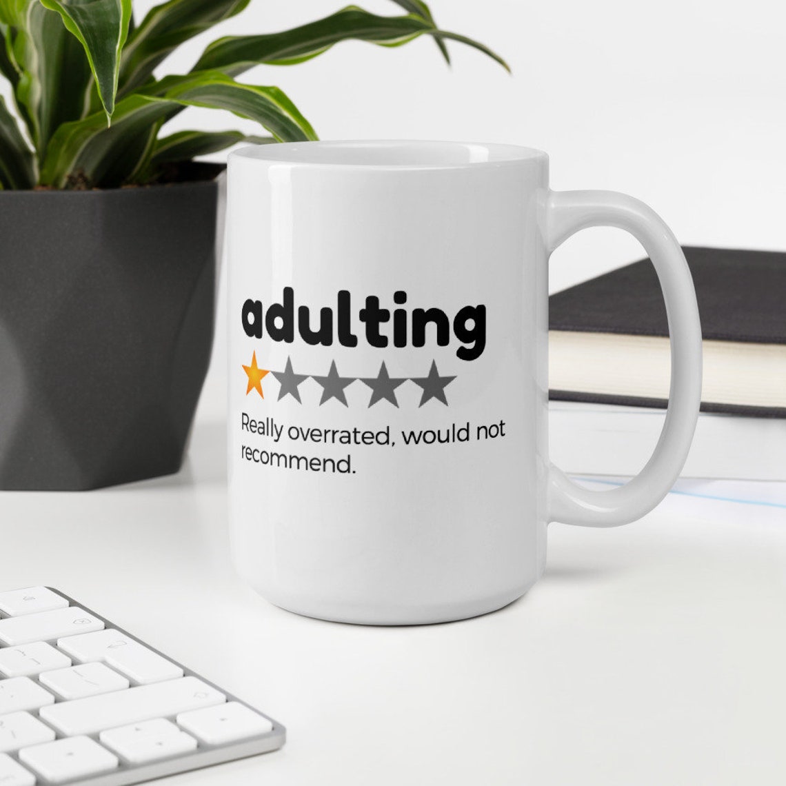 Funny Coffee Mug Adulting Sarcastic Mug Done Adulting | Etsy