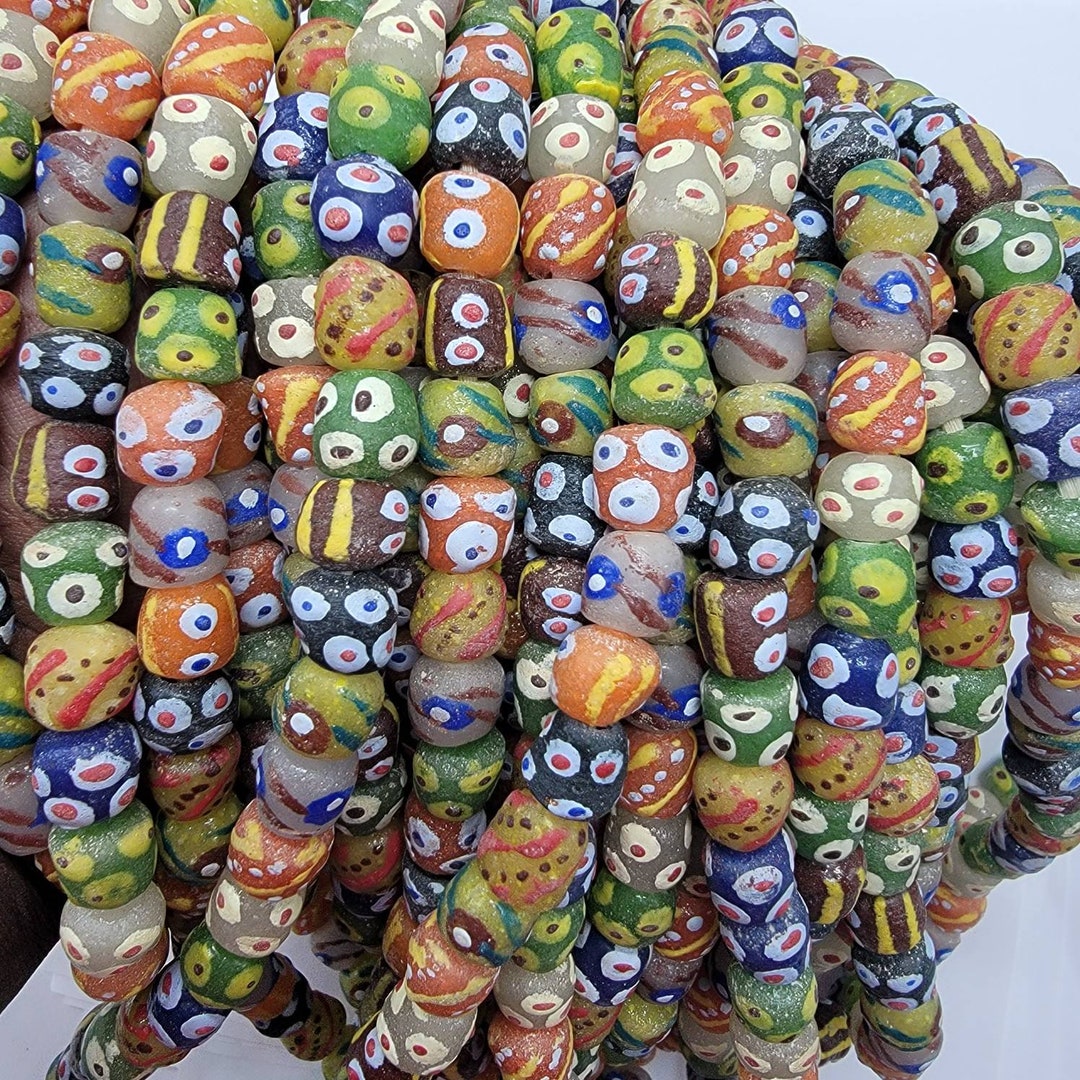 Mix Ethnic Beads, African Handmade Beads - Etsy