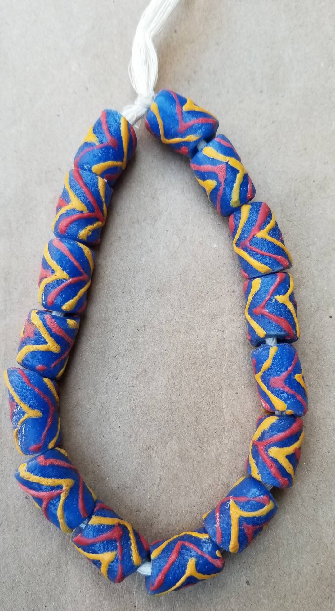 14 Handmade African Beads, Ethnic Beads - Etsy