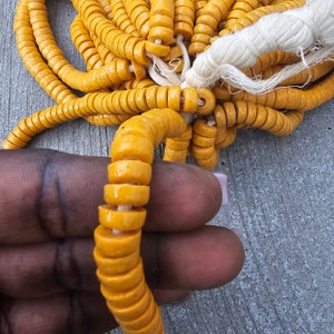 Small Mustard Yellow Spacer Beads - Etsy