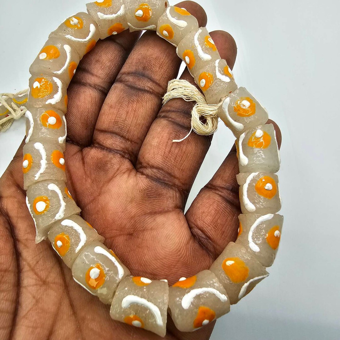 Frosted Eye, African Glass Beads - Etsy