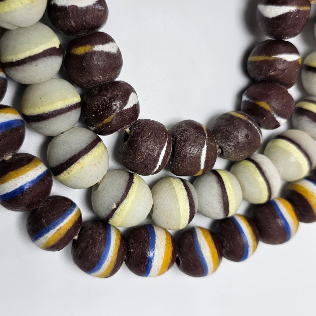 Brown African Ball Beads, Jewelry Making Beads - Etsy